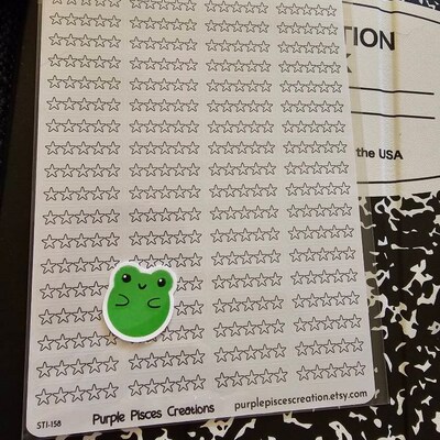 Reading Log Sticker 4.4w X 5.9h Title, Author, and Rating Columns 20 ...