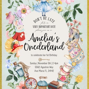 Watercolor Alice in Wonderland PNG Clipart Bundle, Watercolor Alice Mad ...