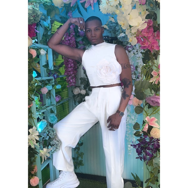 Large Flower Brooch, Giant Flower, Corsage Brooch, Hot Pink Fabric Flower, Large Scale Flower ...