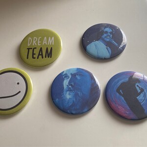 Dream SMP Minecraft Discs 2.25 Inch Buttons | Etsy