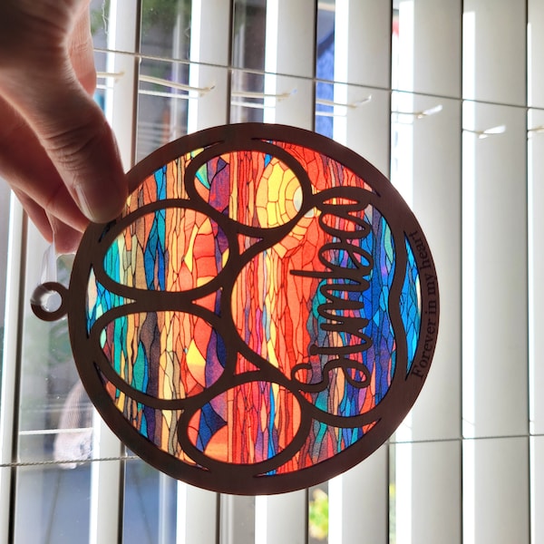Rainbow Bridge Pet, Sun Catcher, Suncatcher Pet Memorial, Personalized ...