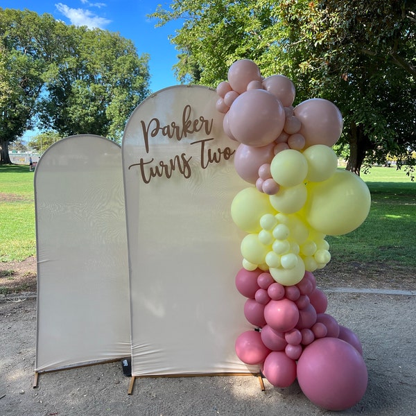 Personalized Backdrop Name Sign, Name Sign for First Birthday Party ...