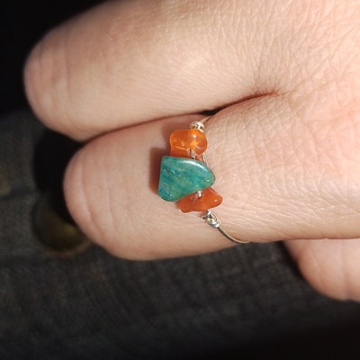 Custom Crystal Ring Handmade With Real Crystals you Choose the Crystals ...