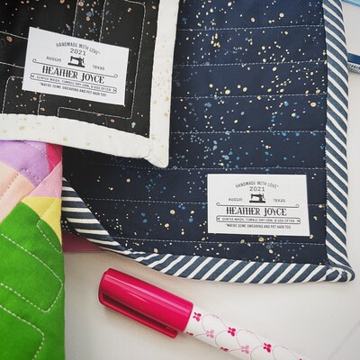 Flat Custom Fabric Labels in a Simple Vintage Style. - Etsy UK