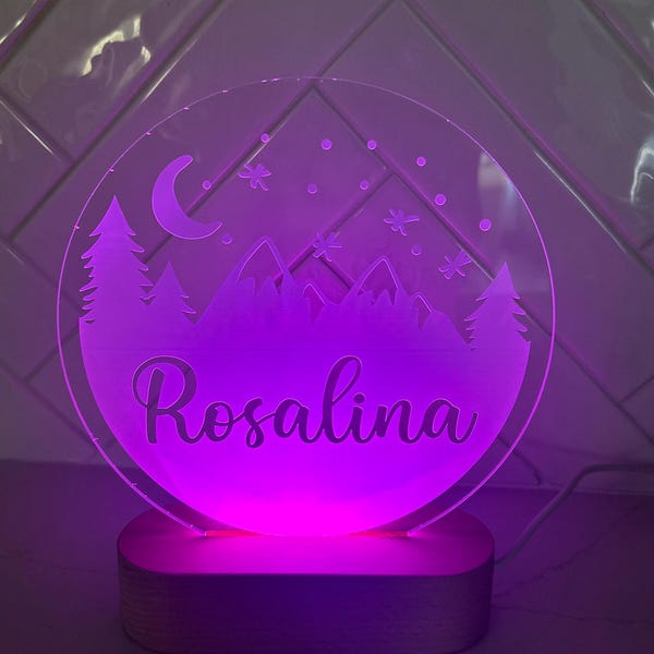 Custom LED Butterfly Name Light Personalized Bedroom Decor Sign Light ...