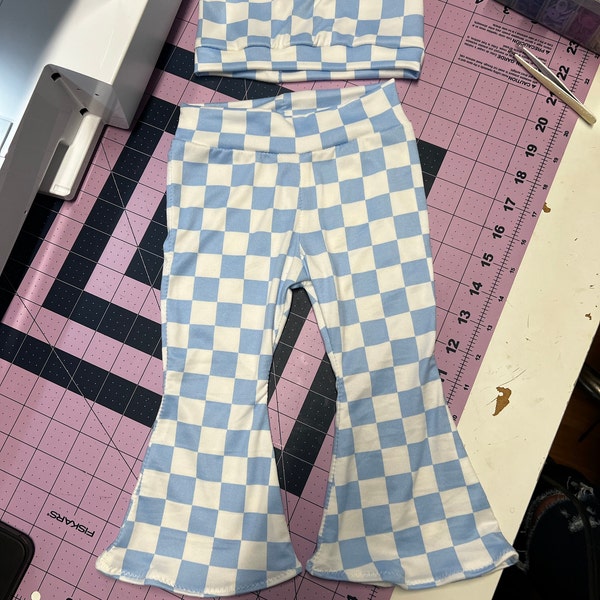 Baby Flare Pant Sewing Pattern, Baby Flared Pants Pattern, Flared Pants ...