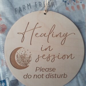 In Session Sign Engraved Please Be Mindful Session in | Etsy