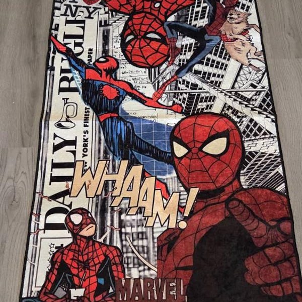 Spiderman Comics Cover Rug, the Amazing Spiderman Comics, Vintage Comic ...