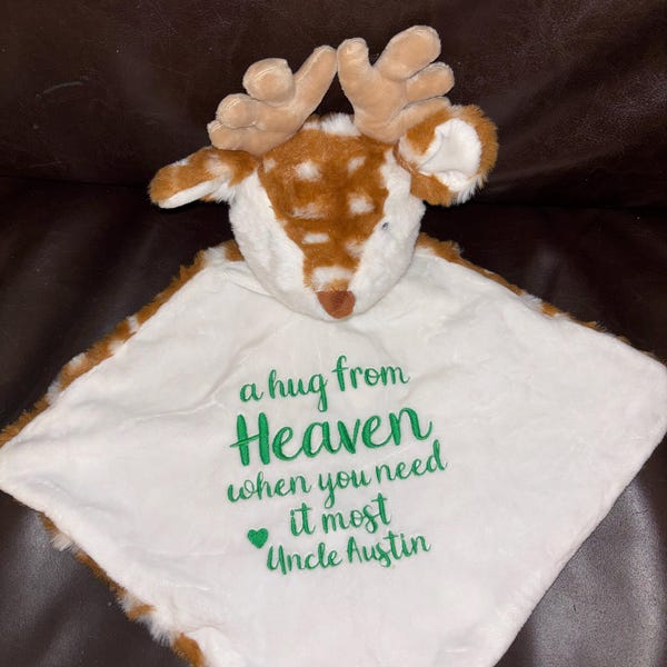 A Hug From Heaven Personalized Sympathy Gift for A Child, Stuffed ...