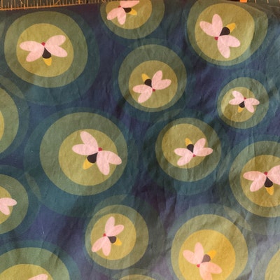 Summer Firefly Fabric Fireflies by Jillbyers Summer Firefly Cotton ...