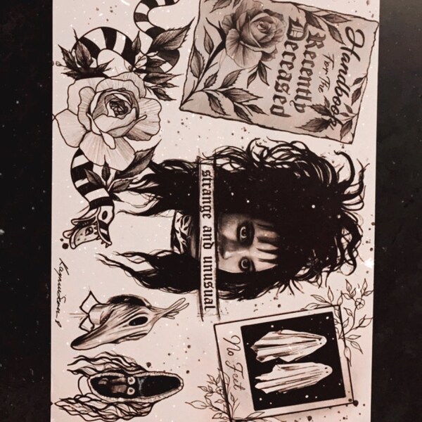 FOURTH WING - Bookish Tattoo Flash Print! - Etsy