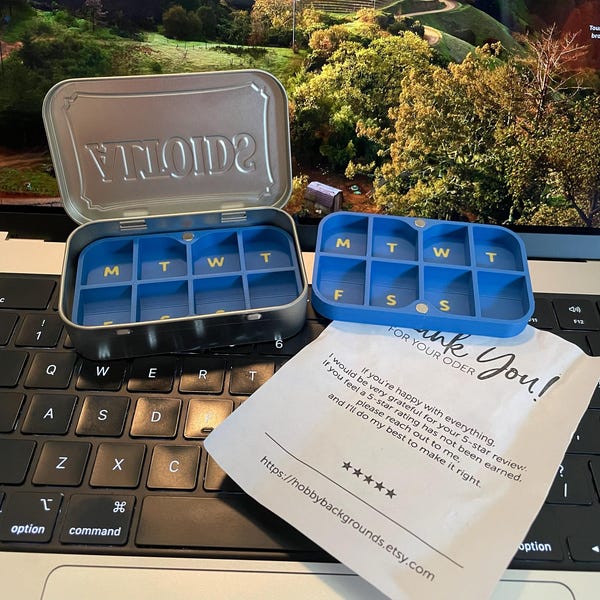 Altoids Tin Pill Storage Insert Ingenious Design for Organized ...