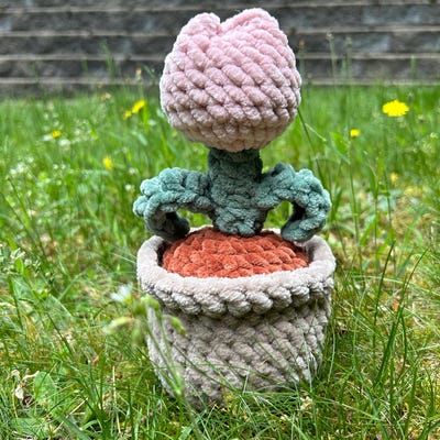 PDF Happy Tree Crochet Tree Crochet Vase Crochet Grut Crochet Tutorial ...