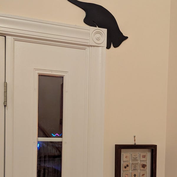 Wood Cat Door Topper (four Poses) - Etsy