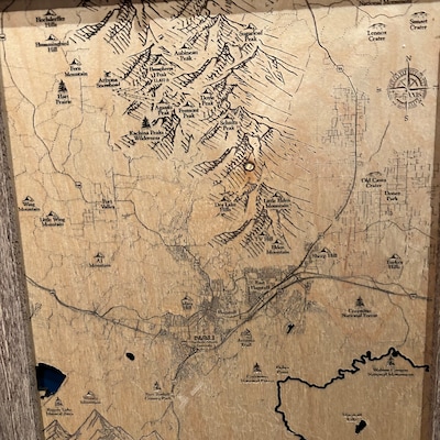 Donnell Lake Map, Wood Lake Map, Custom Lake Map, Custom Lake Sign ...