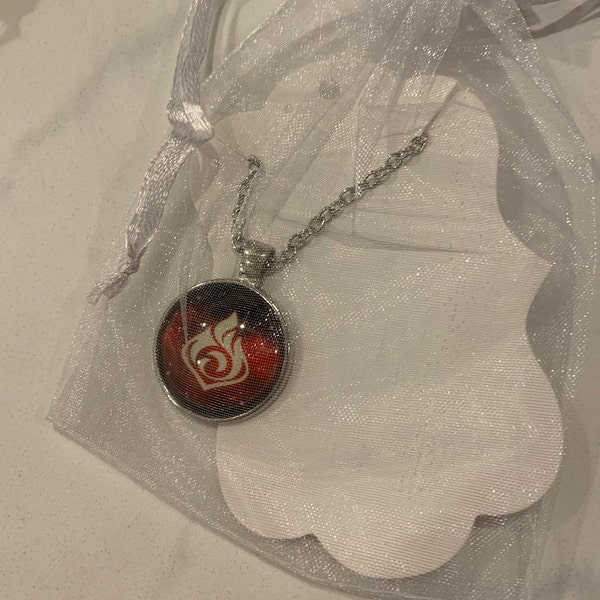 Genshin Impact Vision Inspired Necklace Glow in the Dark Genshin Impact ...