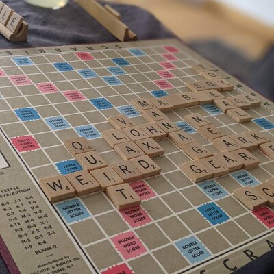 Vintage Pocket Scrabble Magnetic Set Hard Plastic Folding - Etsy UK
