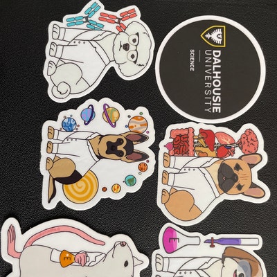 RAMEN CELL Vinyl Sticker Science Biology STEM Molecular Food Sciart ...