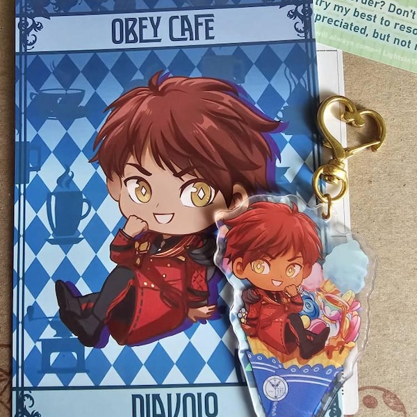 Obey Cafe Crepe Keychains~! - Etsy
