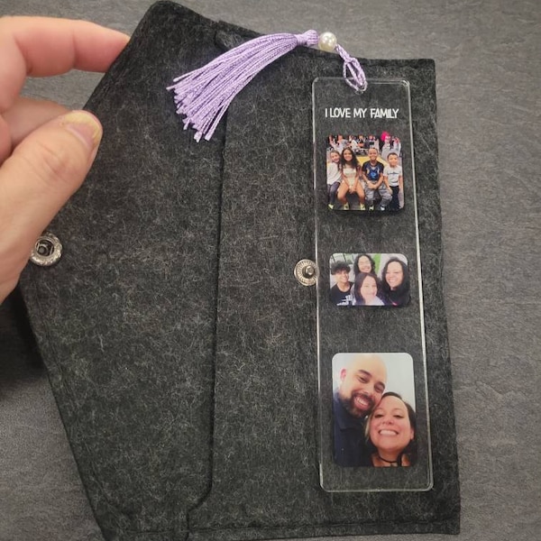 Custom Photos Bookmarks With Tassel, Personalized Name Bookmark for ...