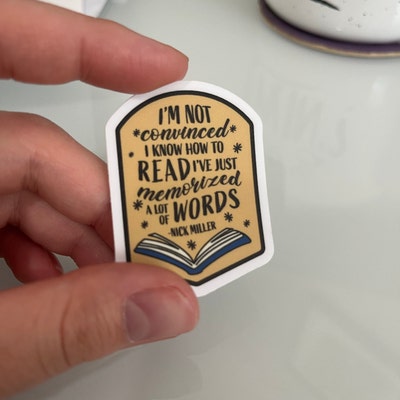 I'm Not Convinced I Know How to Read Nick Miller Quote Die Cut Vinyl ...