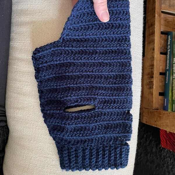 Ledger Sweater CROCHET Pattern - Beginner Friendly Sweater for Dogs in ...