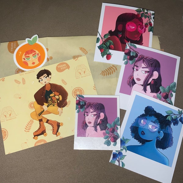 Retro TV and Computer Girl [STICKERS] - Etsy