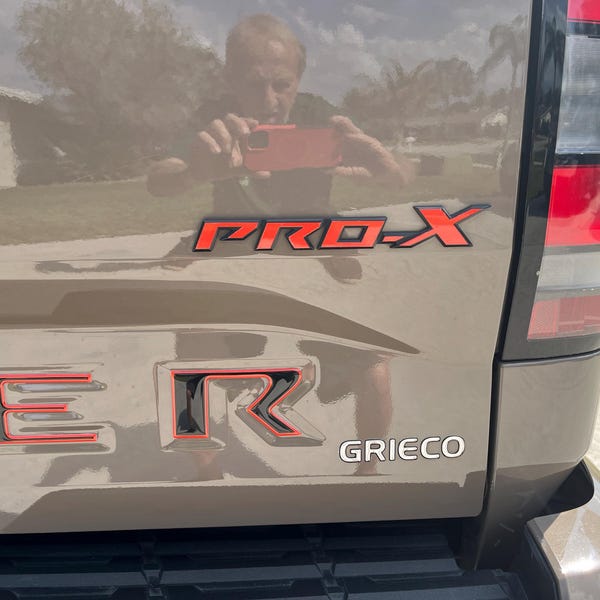 Nissan Frontier Prox Tailgate Emblem Decal Overlay 2022 2023 2024 2025 ...