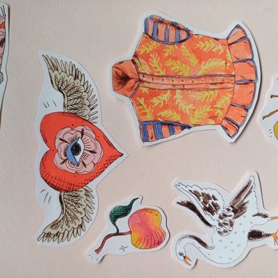 Mary Shelley Sticker Set With Lord Byron, Percy Shelley Frankenstein ...