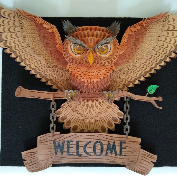 Multilayer Owl Mandala 12 Layers for Laser,cutter Machines, Welcome ...