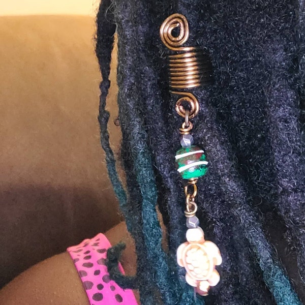 1 Bone Loc Dread Bead Melon Large Hole Bead Dreadlock Jewelry - Etsy