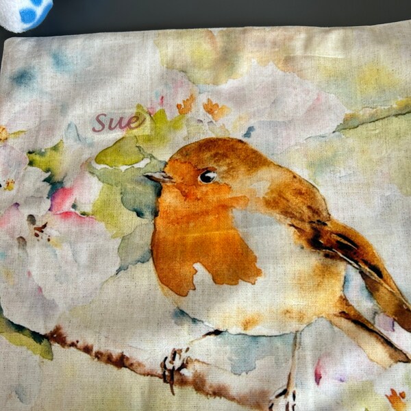 Moon and Dragon Fantasy Fabric Panels Cushion Panels Velvet Cotton ...