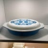 Vintage Pyrex Daisy Refrigerator Casserole 8 Piece Set, New in Box ...