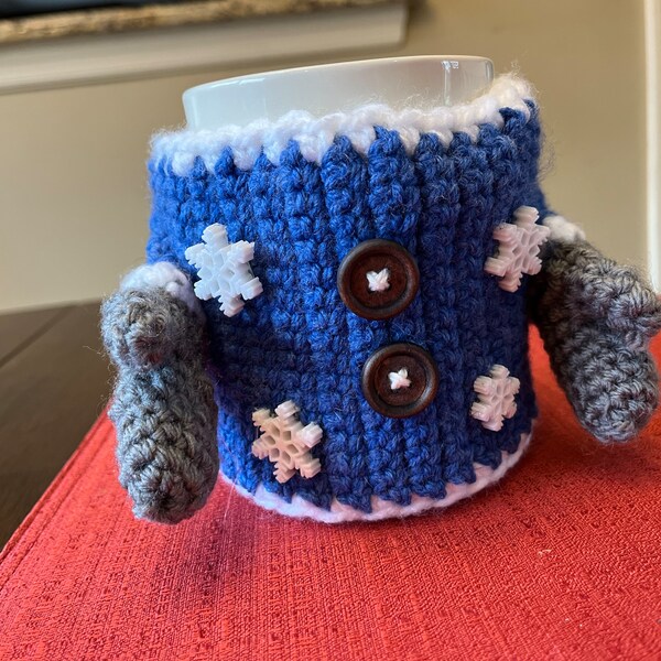 Crochet Christmas Mug Jumper Pattern - Etsy