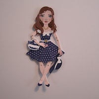 Jointed Paper Art Doll ~ Hair Templates(kaylessa) - Paperbabe Stamps ...