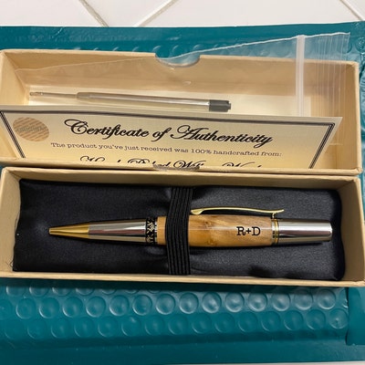 Amazing Double-dyed Wooden Pen 100% Crafted Dyed Maple Burl Wood ...
