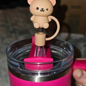 Animal Straw Topper Charm Stanley Cup Stocking Stuffer Stanley Cup ...
