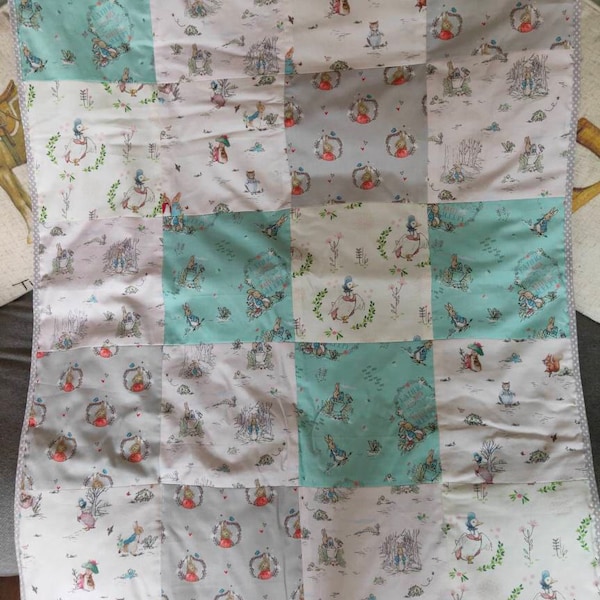 NEW Peter Rabbit Patchwork Quilt Unique Gift Idea - Etsy UK