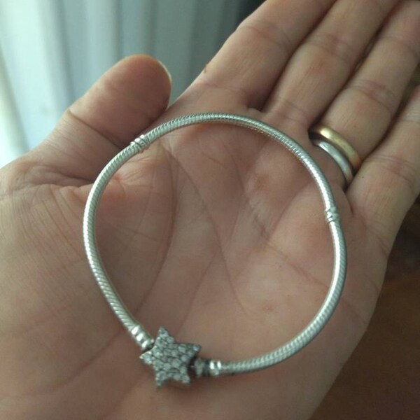 S925 Sterling Silver Galaxy Blue Star Charms for European Bracelet ...