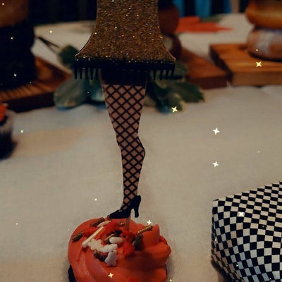 Leg Lamp Cupcake Topper / Christmas Story Cupcake Topper / Christmas ...