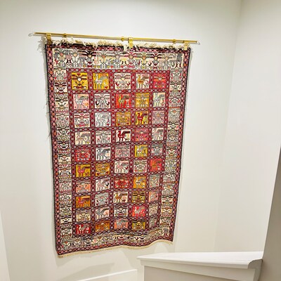 Metal Rug Hanger,quilt Hanger ,hardware Set,wall Rug Holder,tapestry ...