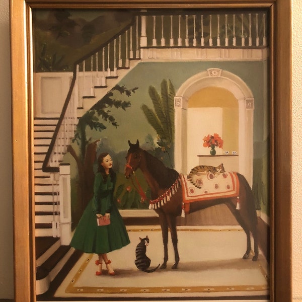 A House Horse Called Rousseau. Art Print. Janet Hill Studio - Etsy