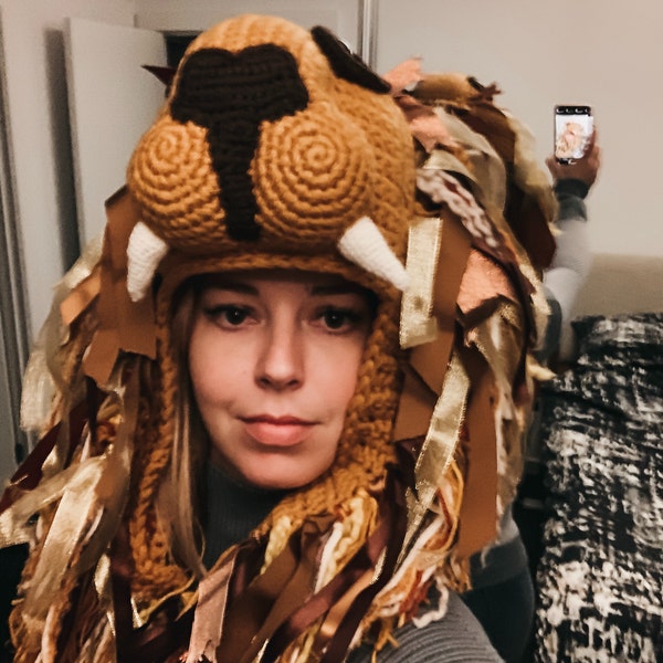 Lion Hat / Crochet Lion Hat / Cosplay / Halloween / Festival Wear ...