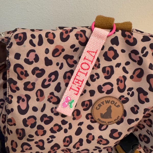 Personalized Embroidery Name Tag,colorful Custom Name Tag,backpack Tag ...