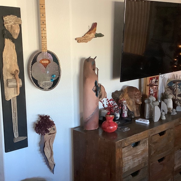 Natural Coastal Village Street 22x19x6inch Driftwood Wall Sculpture. - Etsy