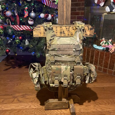 Police/military Gear Rack, Known as a Flak Rack Veteran Owned ...