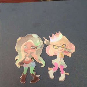 Squid Sisters Concert Poster Artist Print Illustration Splatoon - Etsy