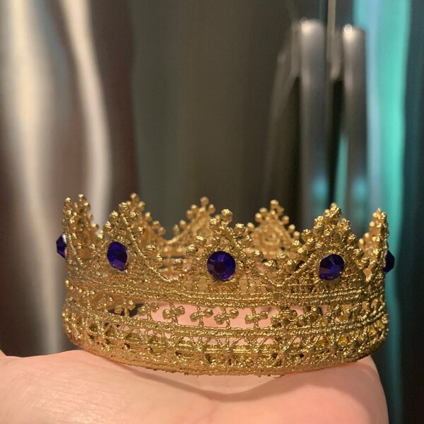 GOLD Mini Crown,prime Baby Crowncake Topper,baby Boy Crown,photography ...