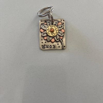 Stitch-dog Id Tag With a Quilting Theme - Etsy