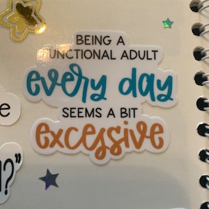 Functional Adult Vinyl Sticker for Laptop or Water Bottle - Etsy
